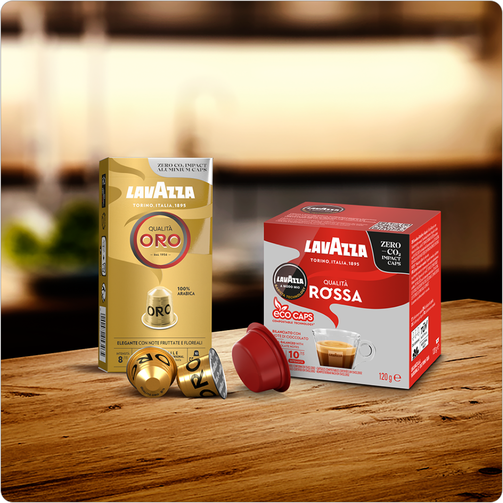 Our capsules with zero CO₂ impact | Lavazza